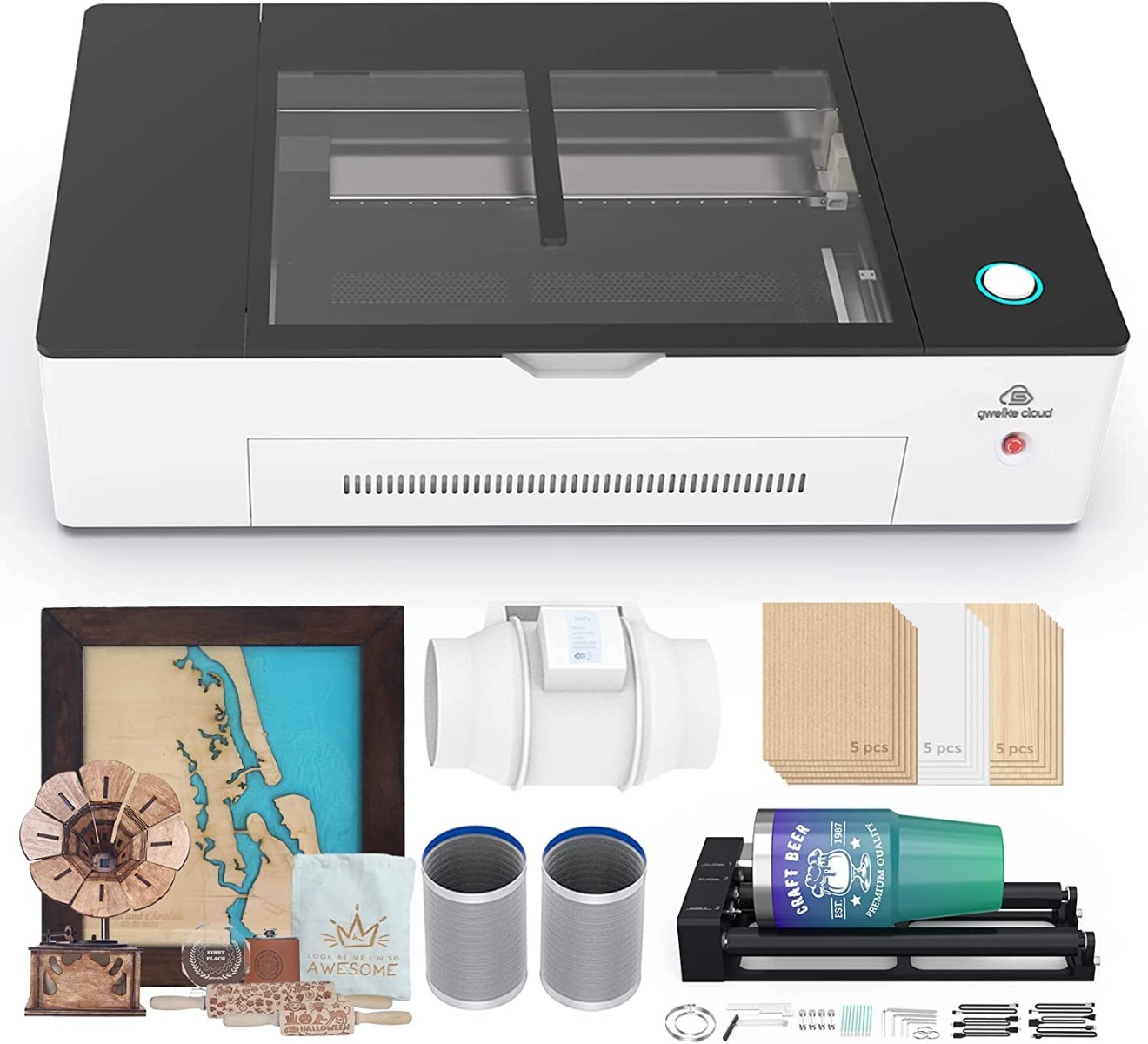 Buy Gweike Cloud Laser Engraver & Cutting Machine Online | Laser ...
