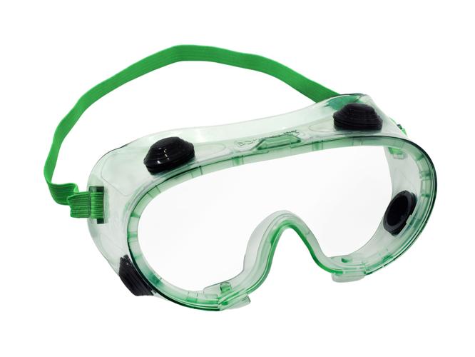 Buy Eisco Labs Vented Basic Green Safety Goggles - Vented with ...