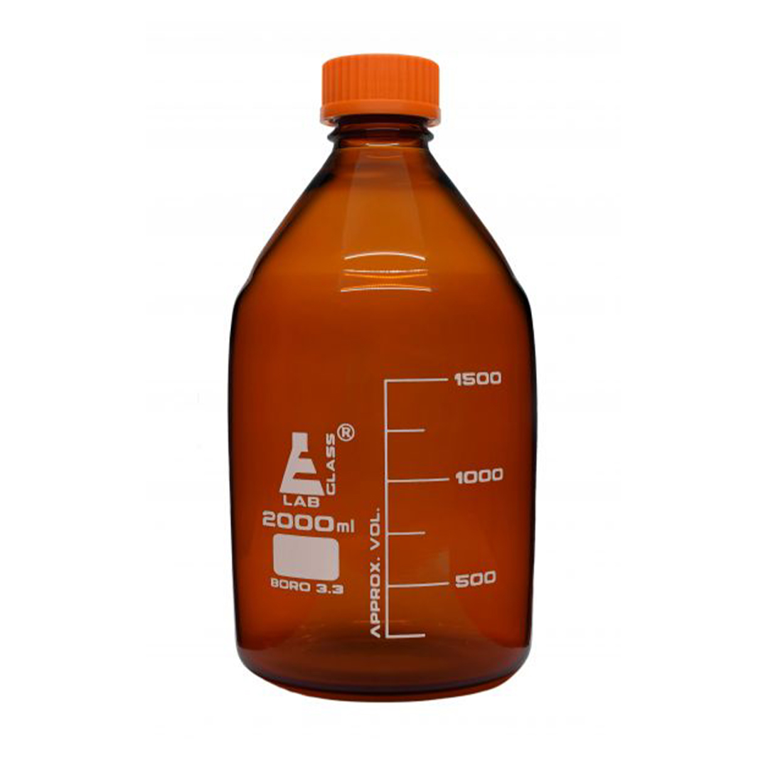 Buy Eisco Labs 2000ml Amber Reagent Bottle with Screw Cap Online ...