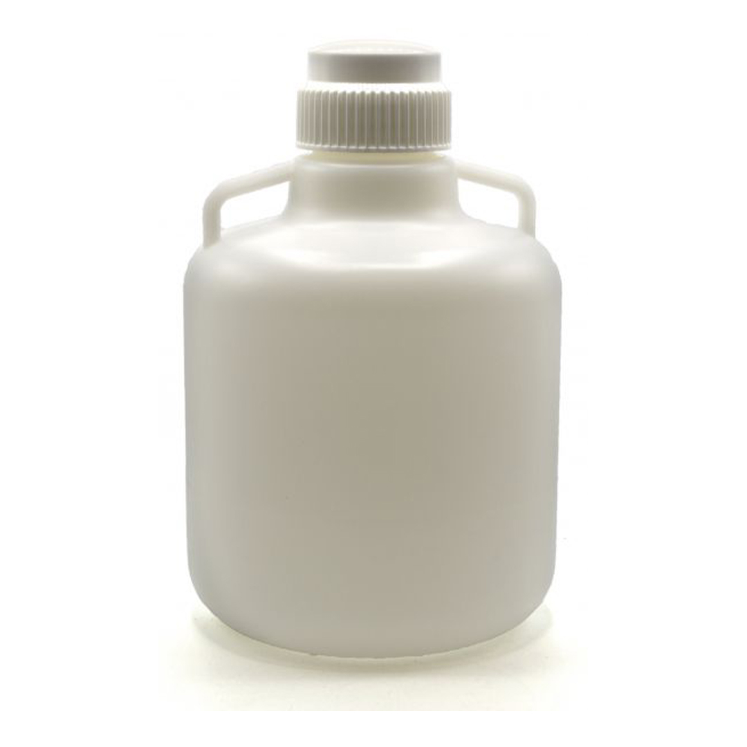 Buy 10 Liter (2.6 Gallon) Carboy Jug with Gasket Cap, White Premium ...