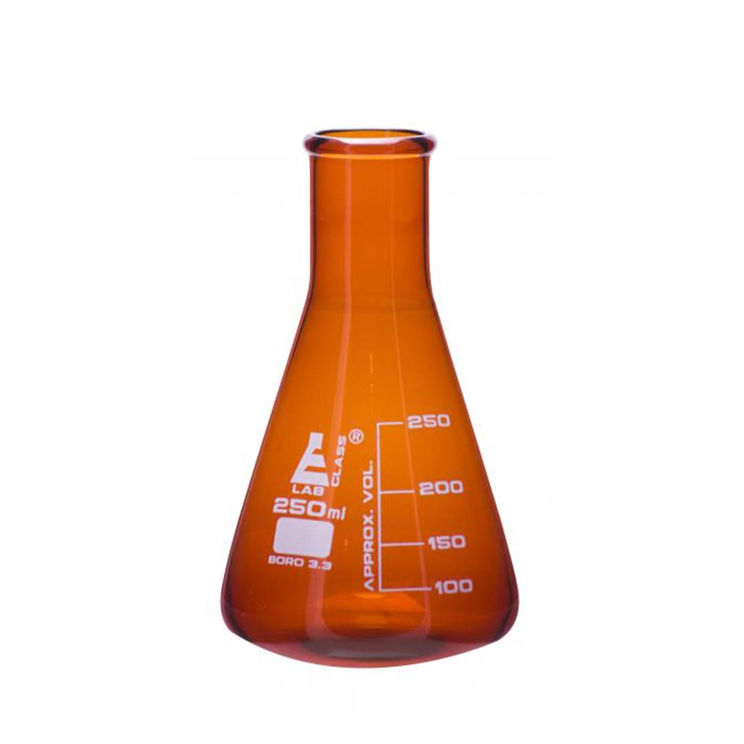 Buy Flask Erlenmeyer narrow neck AMBER 250ml Online | STEM / STEAM ...