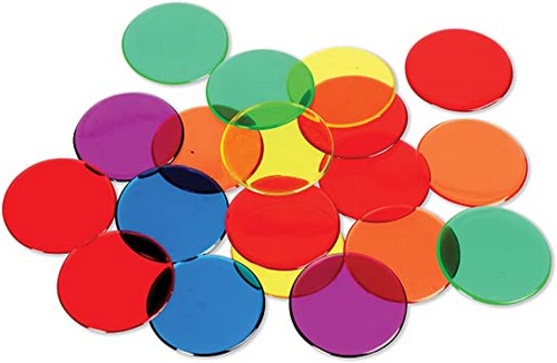 Transparent Counters, Set of 250