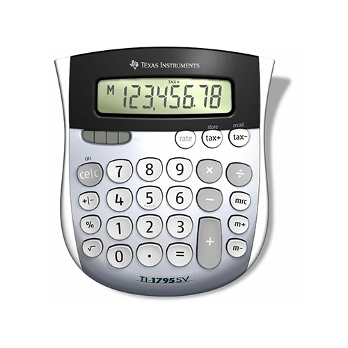 Buy TI-1795 SV Simple Calculator Online | Science Equipment | Texas ...
